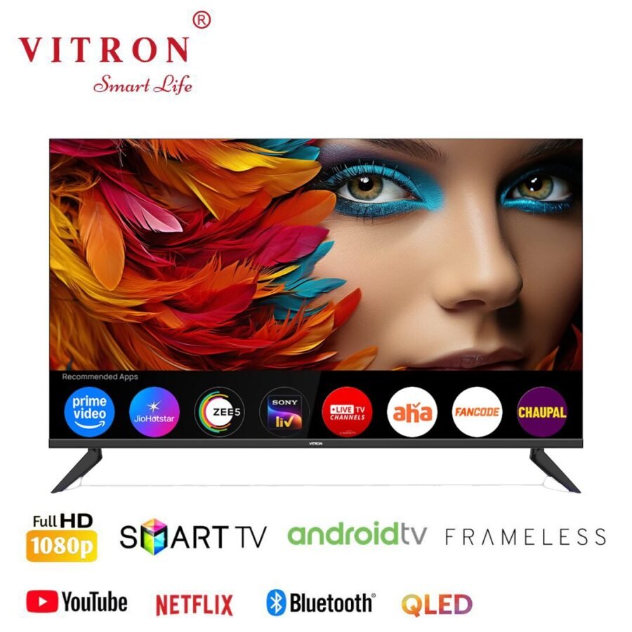 Vitron 40-Inch Frameless Smart Android TV – HD LED With Inbuilt Decoder ...